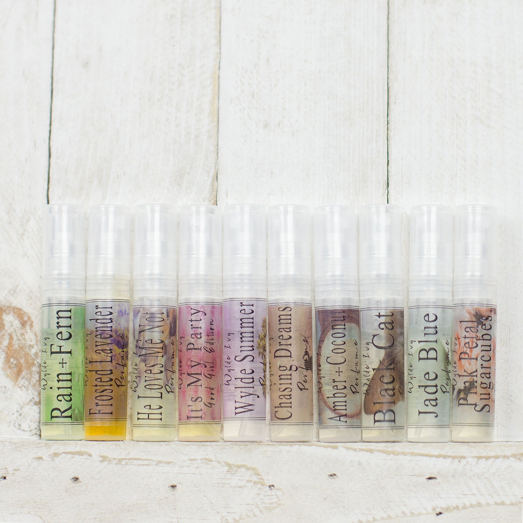 10 Mini Mister Perfume Sample Set | Handmade Artisan Perfume – Wylde Ivy